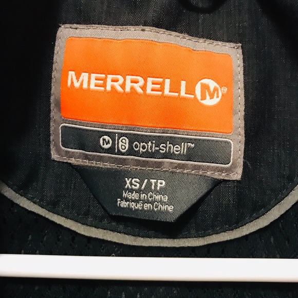 Merrell | Jackets & Coats | Merrell Black Rain Trench Coat Guc Xs Opti ...